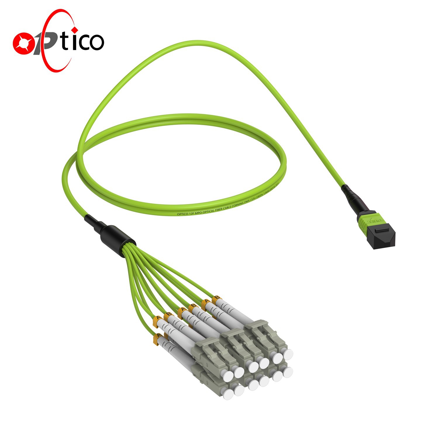 Fanout de fibra óptica da China MTP -LC Patch Cord 12 Cores Fabricantes ...